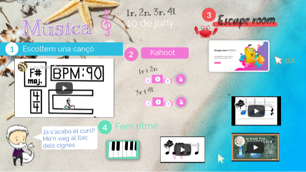 Música - 1r, 2n, 3r, 4t