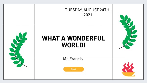 Tuesday, August 24th | Genially