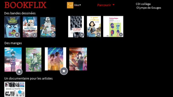 Bookflix CDI Olympe de Gouges | Genially