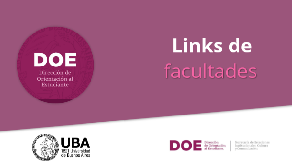 link a facultades | Genially