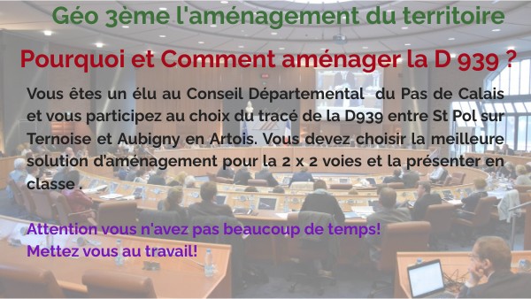 Aménagement de la D939