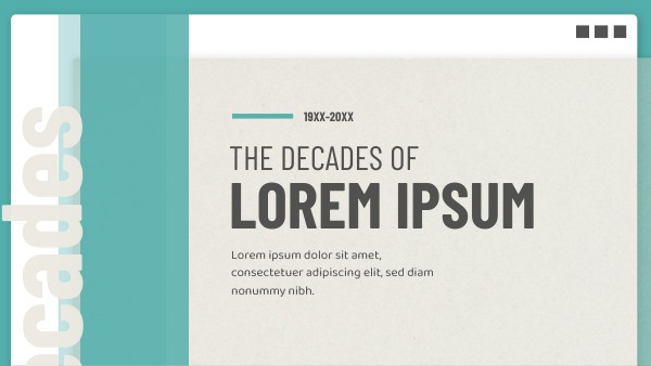 DECADES PRESENTATION