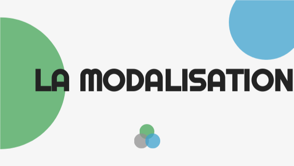 Modalisateurs | Genially