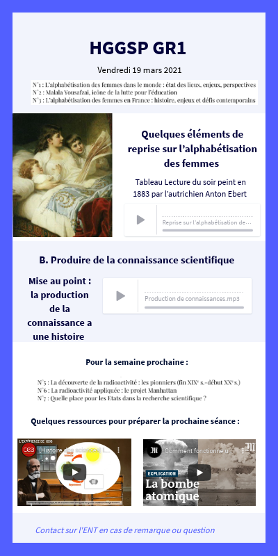 HGGSP Vendredi 19/03 | Genially