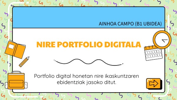 NIRE PORTFOLIO DIGITALA - B1 | Genially