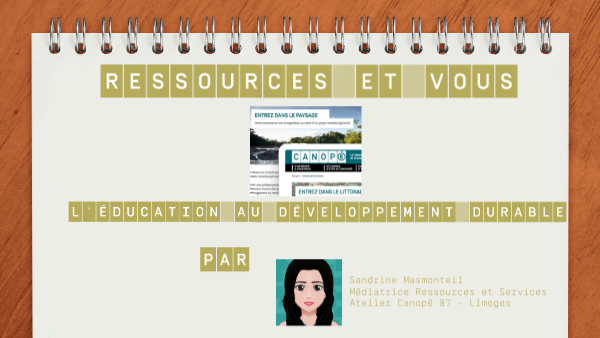 Ressources et vous : L'éducation au développement durable
