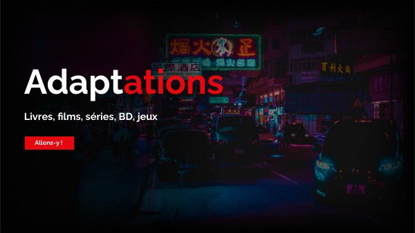 ADAPTATIONS | Genially