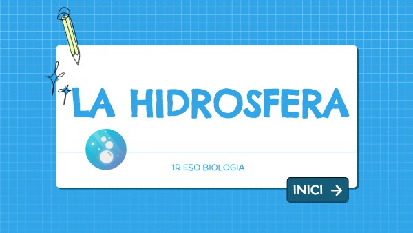 PBL HIDROSFERA | Genially