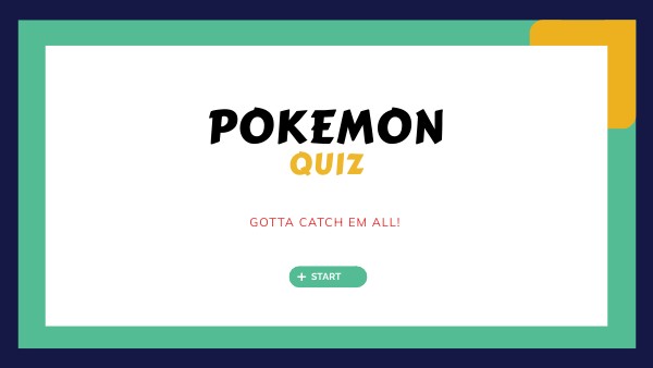 POKEMON QUIZ | Genially
