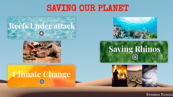 Saving our Planet | Genially