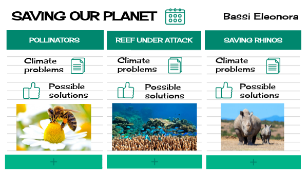 SAVING OUR PLANET | Genially