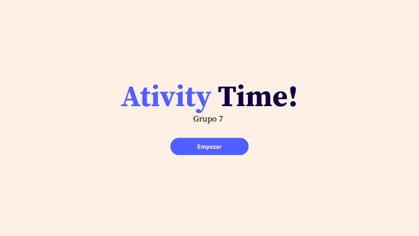 Activity Time! | Genially