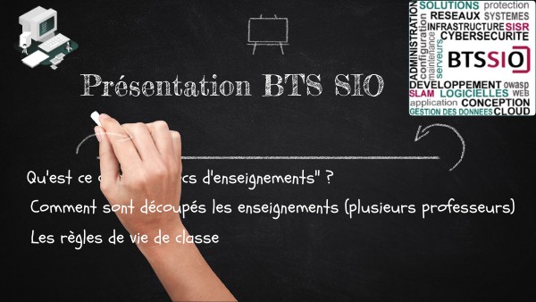 BTS SIO SISR - 1ere année - Présentation | Genially
