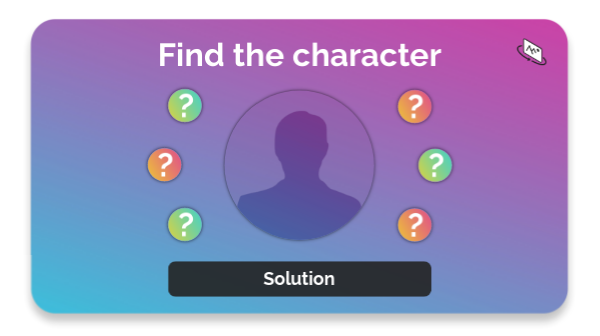 find the character 1 | Genially