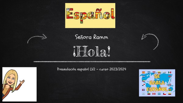 Presentación clase de español