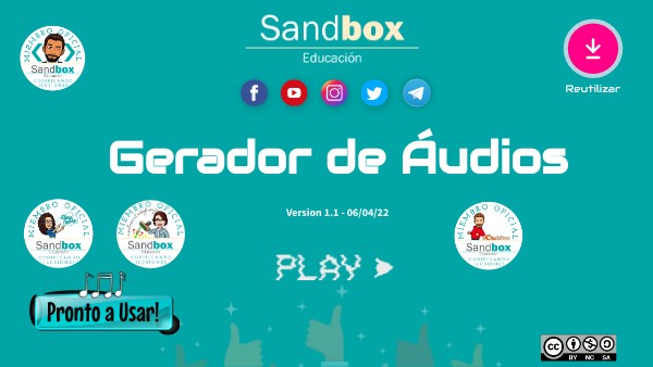 Gerador de áudio | Genially