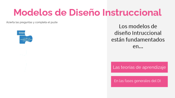 Rompecabeza de Gagné | Genially