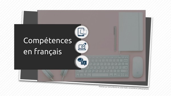 Compétences en français_École à la maison
