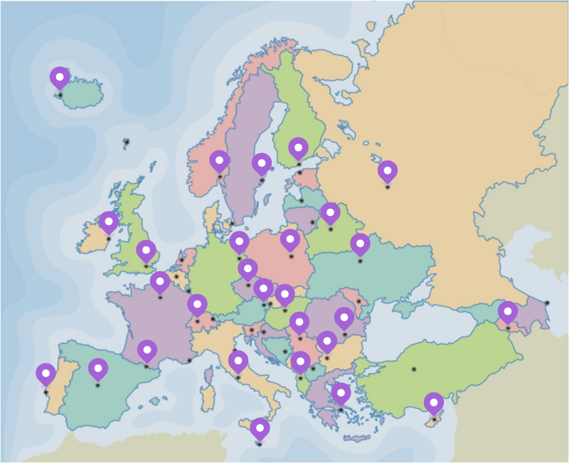 Mapa político de Europa | Genially