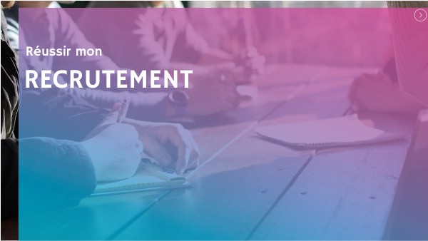 Réussir mon recrutement PE | Genially