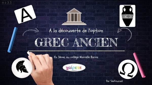 Présentation du grec | Genially