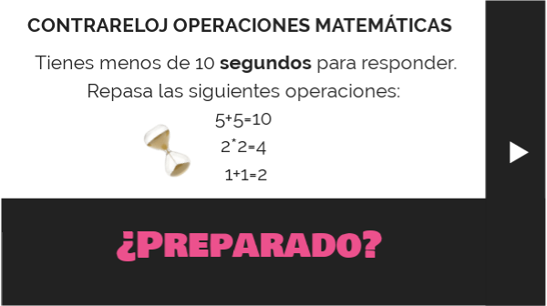 JUEGO OPERACIONES MATEMÁTICAS | Genially