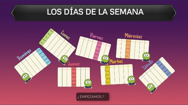 Los días de la semana | Genially