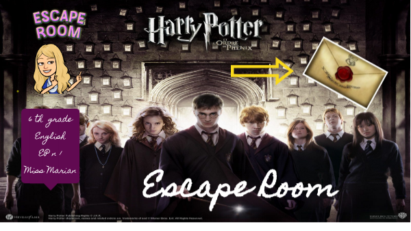 6° año/ Escape Room Harry Potter | Genially