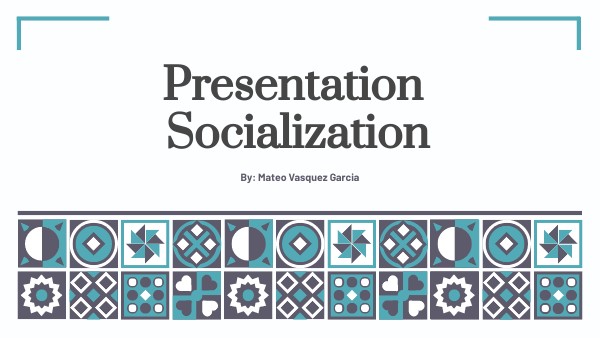 socialization P4 2021 | Genially