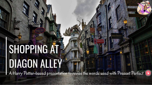 Shopping at Diagon Alley - ESL | Genially