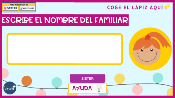 PACK DE ESCRITURA: FAMILY | Genially