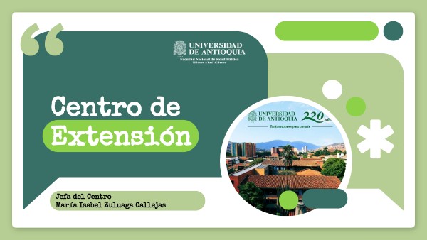 Centro de Extensión FNSP | Genially