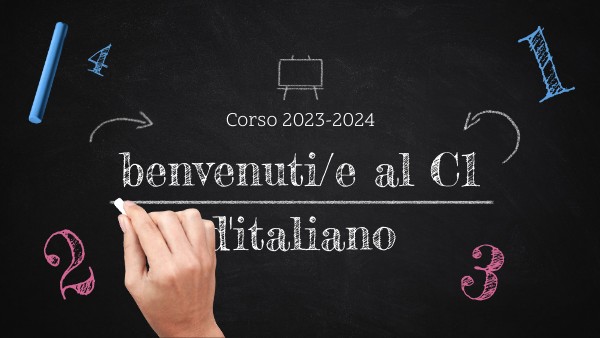 Presentazione corso c1 2023-24 | Genially