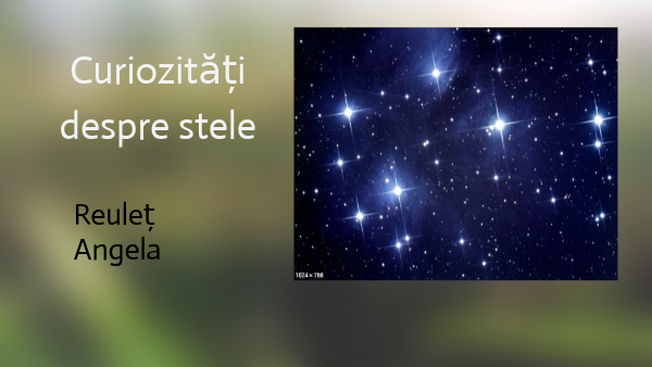 Curiozități despre stele. | Genially
