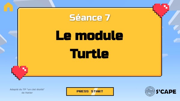 Séance 7 : Le module turtle