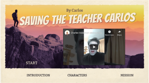 Saving the teacher | Genially