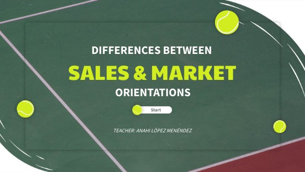 2. Differences between sales & Market | Genially