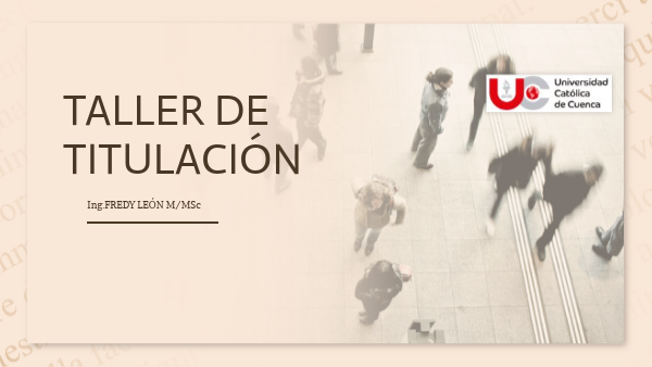 TITULACIÓN | Genially