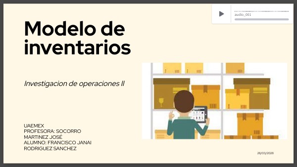 Modelo de inventarios