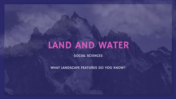 PRESENTACIÓN T2 LAND AND WATER | Genially