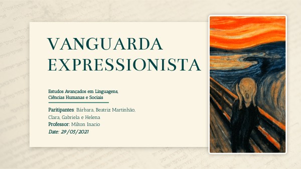 ESPRESSIONISMO | Genially