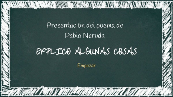 PRESENTACIÓN Pablo Neruda