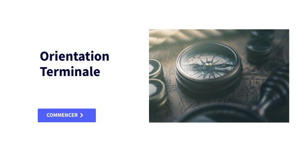 Orientation Terminale