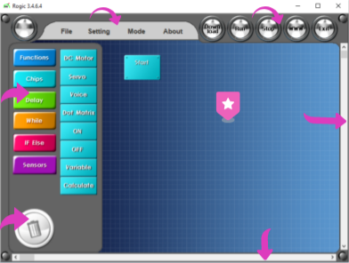 PARTES DE LA PANTALLA DE ROGIC | Genially