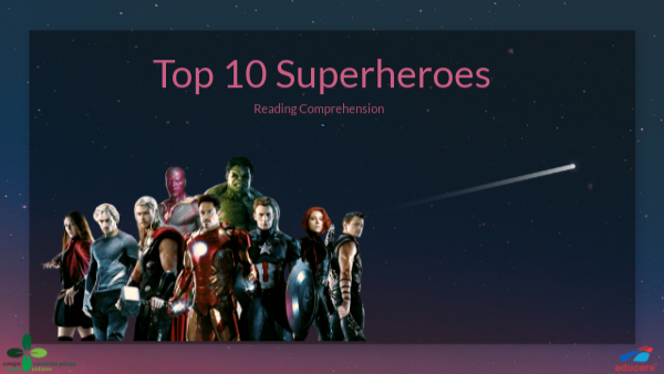 Top 10 superheroes