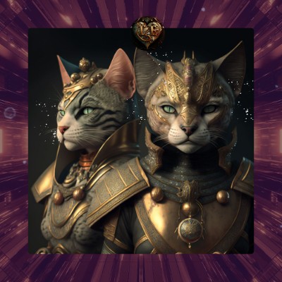 Greeting Card-Lord Grimal & Kendora