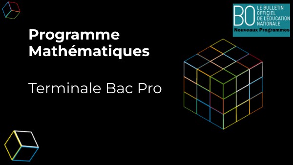 Programme Term Maths | Genially