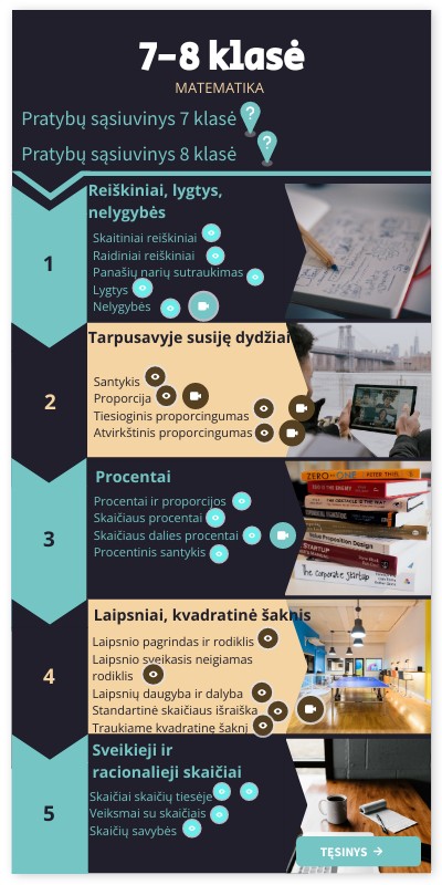 7-8 kurso apžvalga | Genially