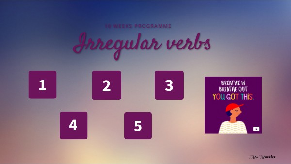 irregular verbs