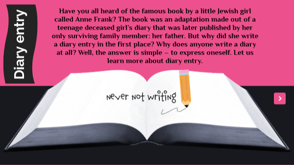 Diary Entry | Genially